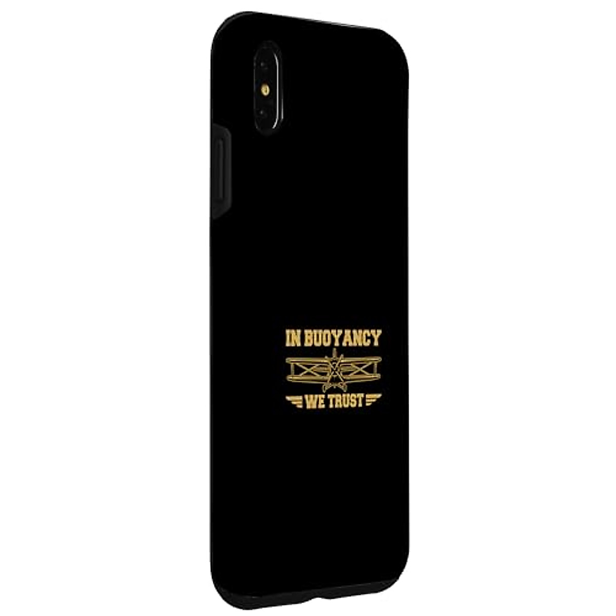 iPhone XS Max Airplane Pilot Aviation In Buoyancy We Trust Case
