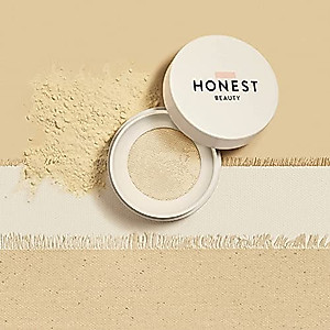 Honest Invisible Blurring Loose Powder | Lightweight Setting Powder | Mattify & Set Makeup |EWG Certified & Dermatologist Tested |Vegan + Cruelty free | .56 oz