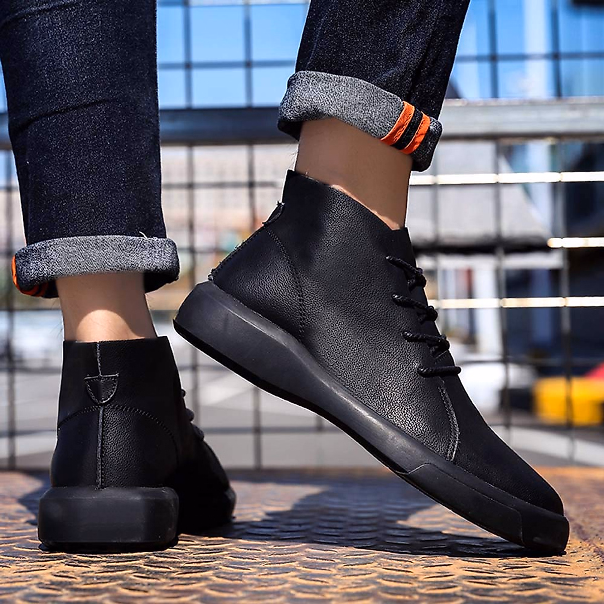 Bitiger Men's Boots Casual Boots for Men Working Hiking Boots