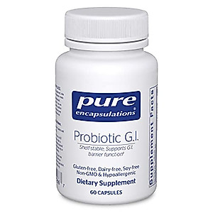 Pure Encapsulations Probiotic G.I. | Shelf Stable Probiotic for Bone Health, Lean Body Mass, Intestinal Health, and Gastrointestinal Support* | 60 Capsules