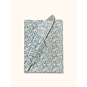 Printed Tissue Paper - Decorative Tissue for Decoupage - Fall Tissue Paper - Teardrop Leaves Tissue Paper | 24 Sheets 20" x "30"