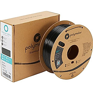 Polymaker PETG Filament Bundle, PETG 3D Printer Filament 1.75mm - PolyLite PETG Filament 1.75 PETG Bundle of 3, Black/White/Red