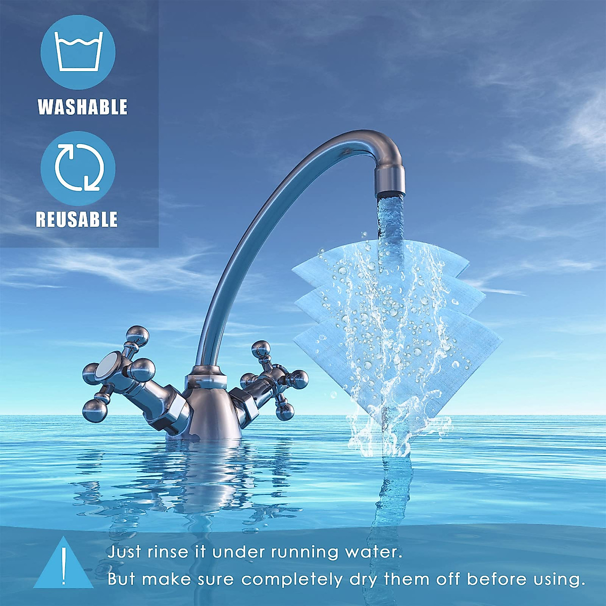 Tegeme 10 Pieces Wet Dry Vac Filter Vf2002 Dry Disc Vacuum Filters Compatible with Shop-vac Wet Dry Vacuum Cleaners with 5 Gallon and Larger, with 4 Pieces Retaining Bands, Reusable