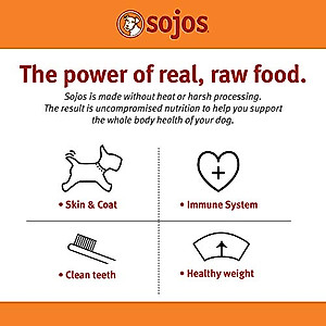 Sojos Complete Turkey & Salmon Recipe Senior Grain-Free Freeze-Dried Raw Dog Food, 7 Pound Bag