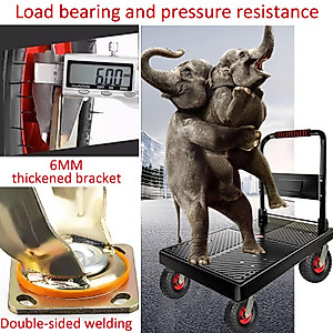 8/10-Inch Pneumatic Fixed Caster Wheel No Noise Swivel Castors with Brakes, 4pcs Wear-Resistant Replacement Foot Wheel, for Trolley Carts Furniture Dolly Workben