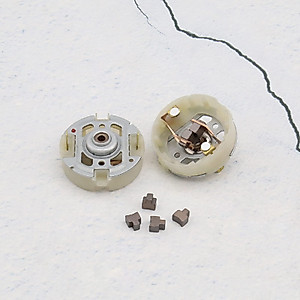 Create idea 2x RS550 Motor Carbon Brushes Holder and 4x Carbon Brushes Compatible with BOSCH Compatible with MAKITA Compatible with DEWALT Suitable for RS550 Micro Motor