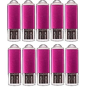 (100 Pack) USB 2.0 Flash Drive Thumb Pen Drive | Color Choose (256MB, Pink)
