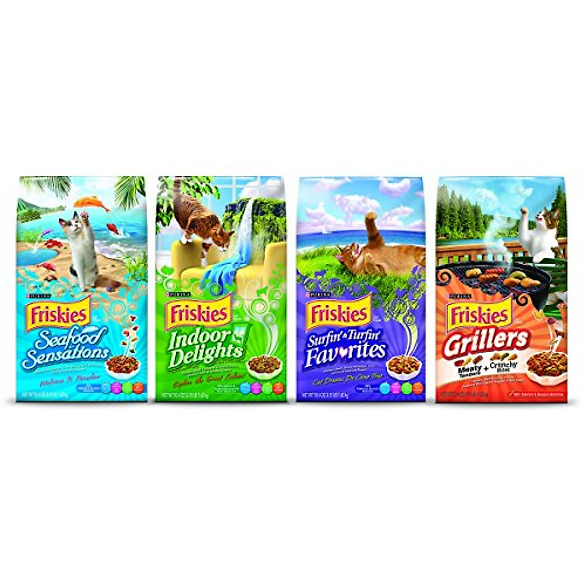 Friskies Dry Cat Food, Tender & Crunchy Combo, 3.15-Pound Bag, Pack Of 3