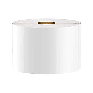 Premium Vinyl Label Tape for DuraLabel, LabelTac, VnM SignMaker, SafetyPro, Viscom and Others, White, 3" x 150'