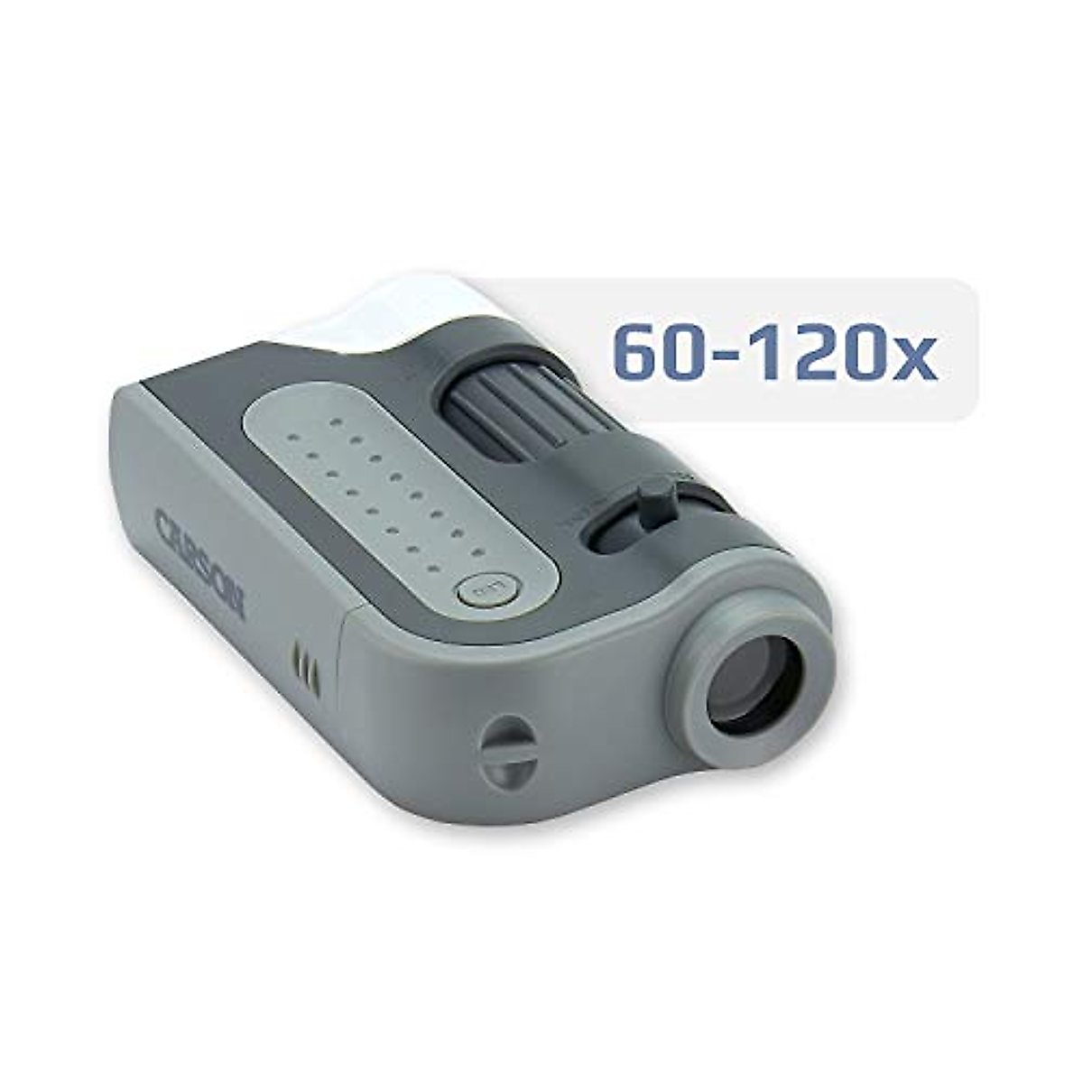 Carson MicroBrite Plus 60x-120x LED Lighted Pocket Microscope (MM-300) & MicroFlip 100x-250x LED and UV Lighted Pocket Microscope with Flip Down Slide Base and Smartphone Digiscoping Clip (MP-250)
