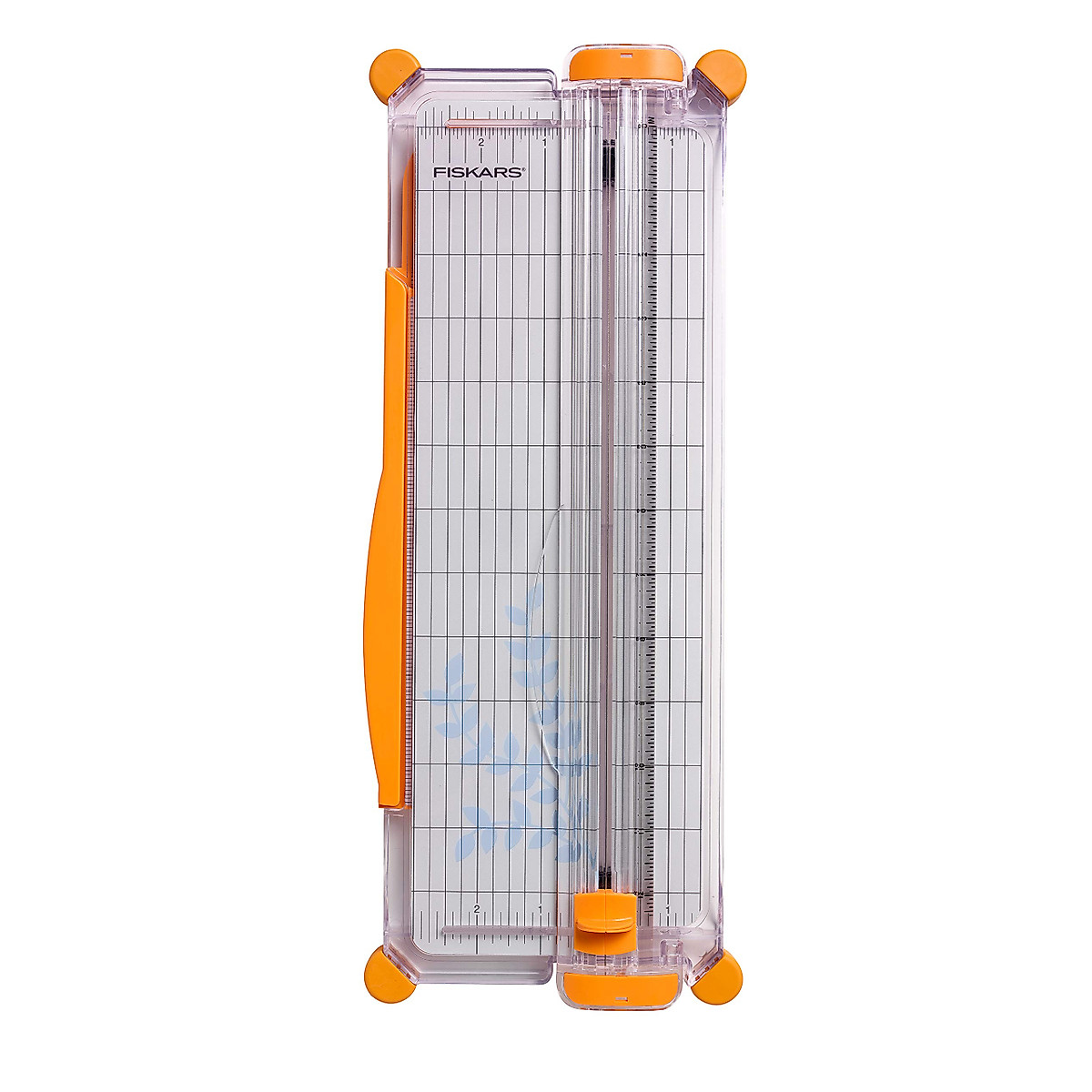 Fiskars SureCut Portable Paper Trimmer, 12 Inch Cut , Orange - 154450-1009