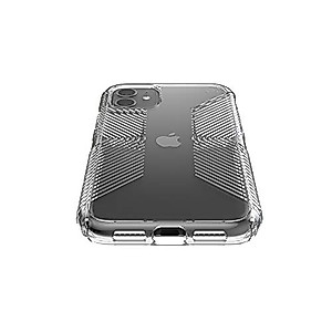 Speck Products Presidio Perfect-Clear with Grip iPhone 11 Case, Clear/Clear (136495-5085)
