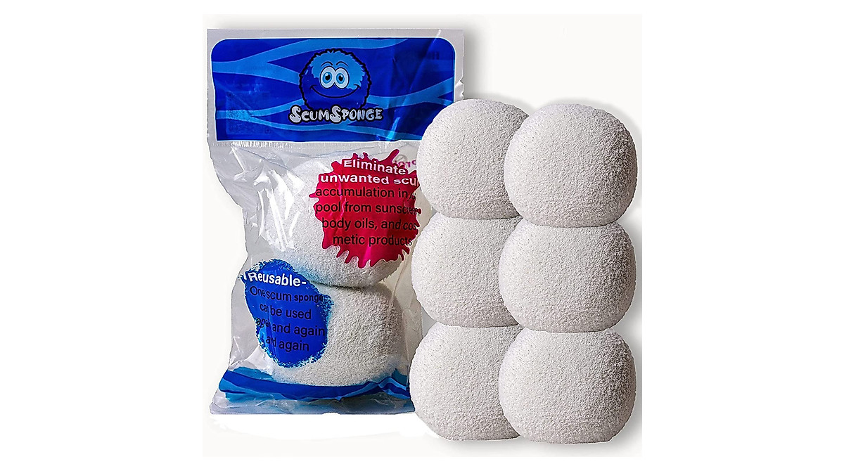 ScumSponge Oil-Absorbing Sponges for Hot Tubs & Pools