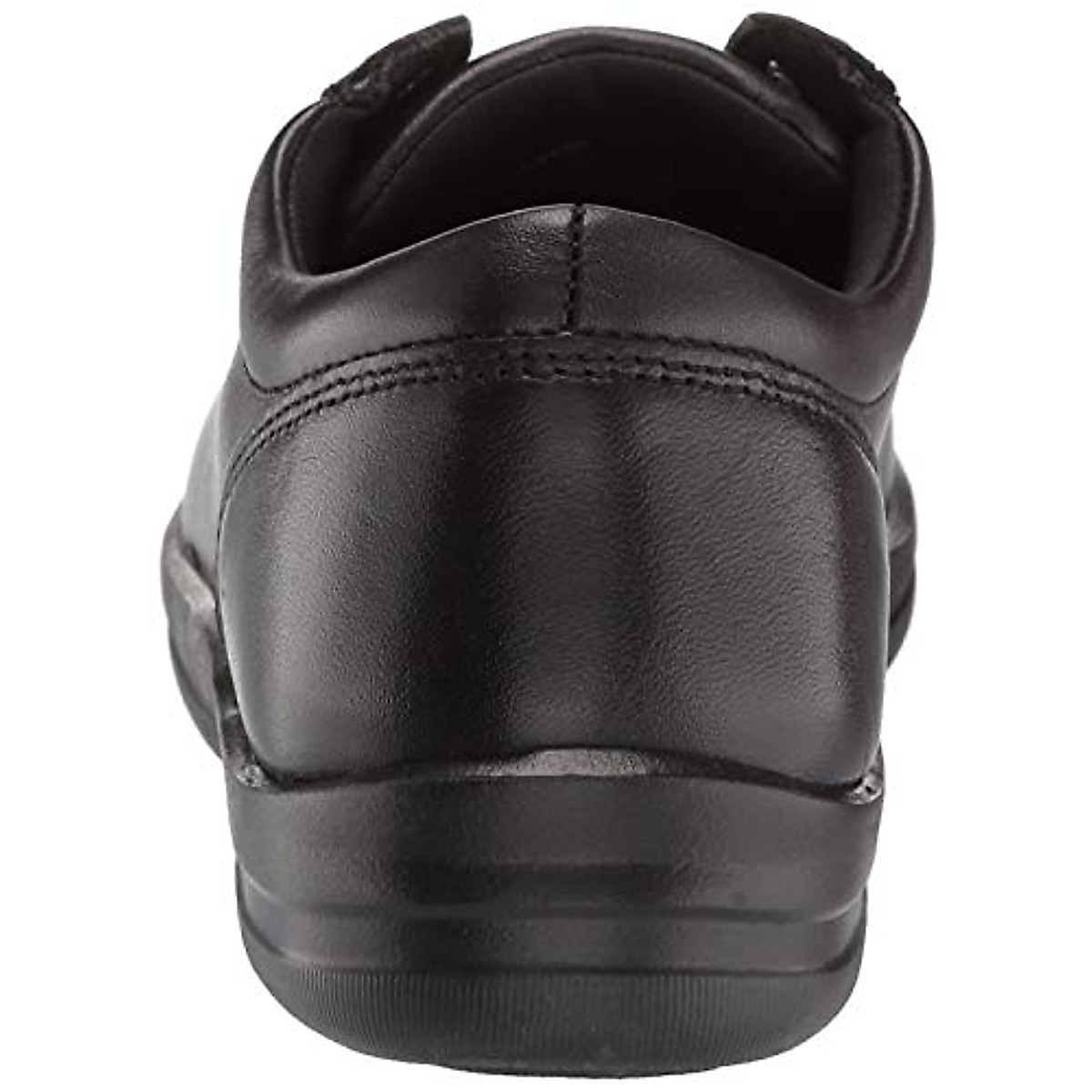 Apex Women's Liv Leather Lace-Up Black Sneaker, 8.5 X-Wide