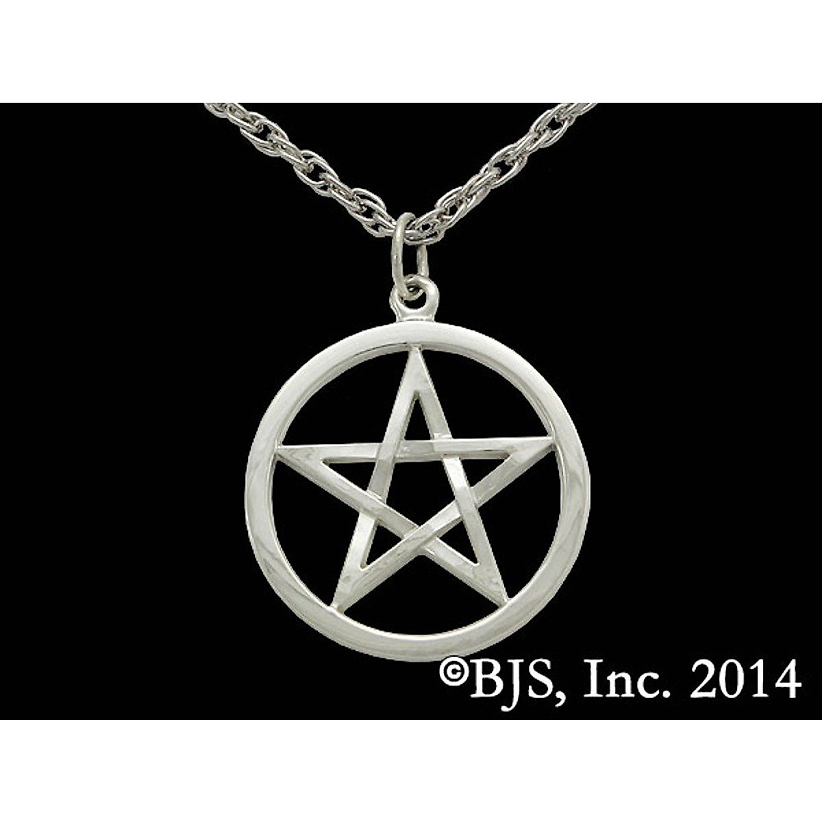 Badali Jewelry Officially Licensed Harry Dresden's Pentacle Necklace, Jim Butcher's Dresden Files directly from in WHITE BRONZE