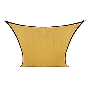 12' Coolhaven Shade Sail Kit, Square - Sahara