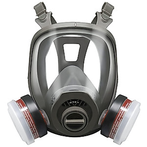 GZYZAMZ Anti-fog Full Face Respirator Gas Mask - with PA1 Activated Carbon Filters, Nuclear Gas Mask, Protection for in Organic Gas, Paint Spary, Chemical, Woodworking and other Work Protection