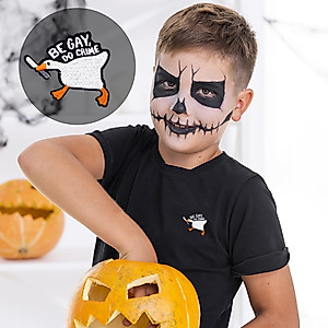 Luupatchy Duck Patch Be Gay Do Crime Funny Patch Iron On Patch Sew On Embroidered Patch for Adult Kids Teens Accessories for Jeans Jackets Clothes Hats Backpack & T-Shirts Tactical Backpacks