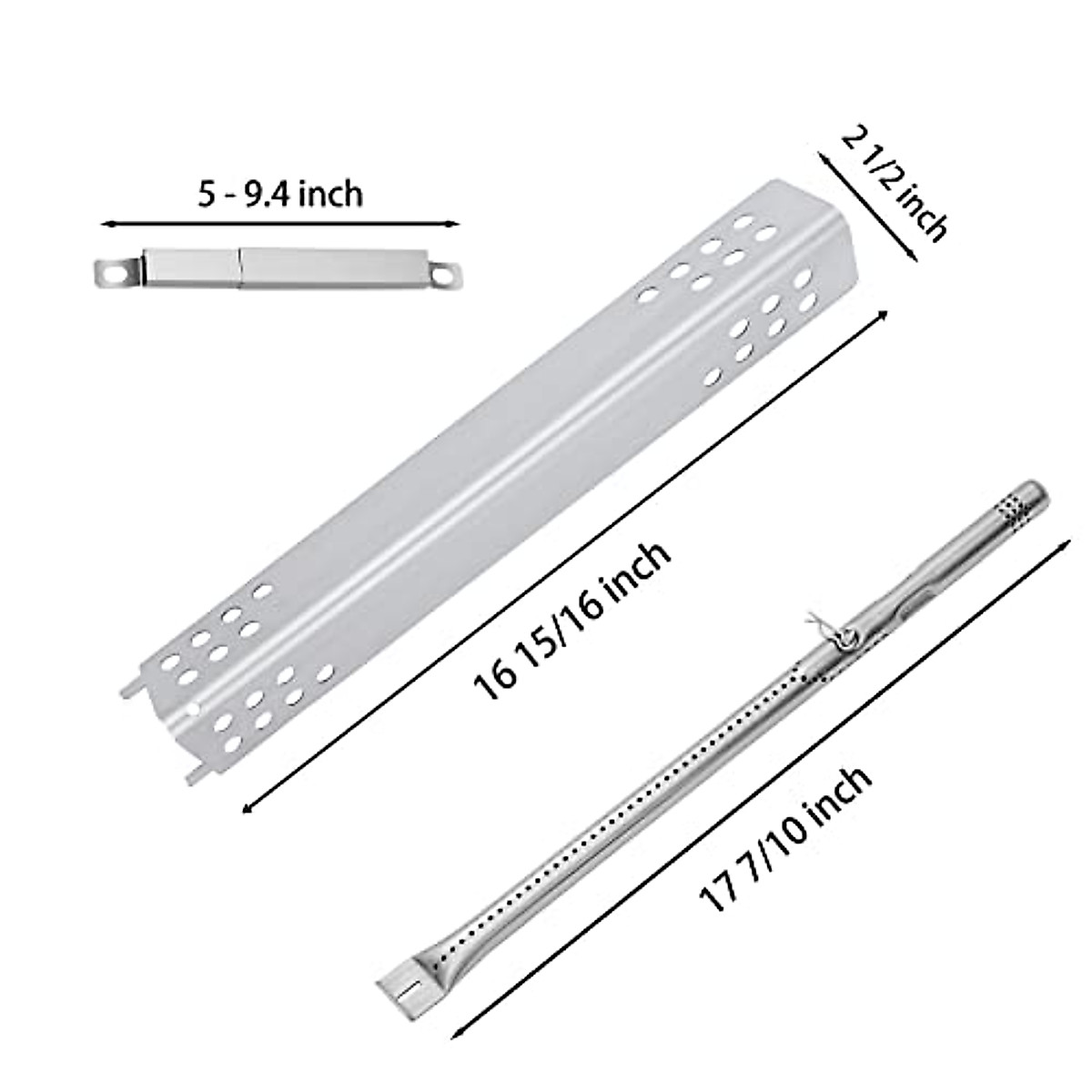 463347017 463347418 G470-0004-W1A Heat Tent G470-5200-W1 Burner Replacement Parts for Charbroil Performance 463335517 463342118 463332718 463342119 Heat Plates Char Broil 4 Burner Gas Grill Parts
