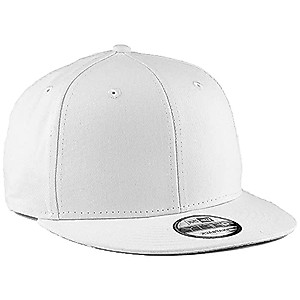 New Era Blank Custom 9FIFTY Adjustable White Snapback Cap