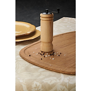 WoodRiver Project Kit - Ceramic Hand Crank Salt or Pepper Mill Grinder Mechanism Kit - Black Enamel