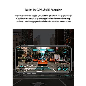 DDPAI Dash Cam Mola N3 GPS Front Dash Cam 1600P, 2K Dash Cam Recorder Front Car Accident Dashboard Camera for Car, Infrared Night Vision,GPS Logging, 24hr Parking Mode, App Wi-Fi,128GB max