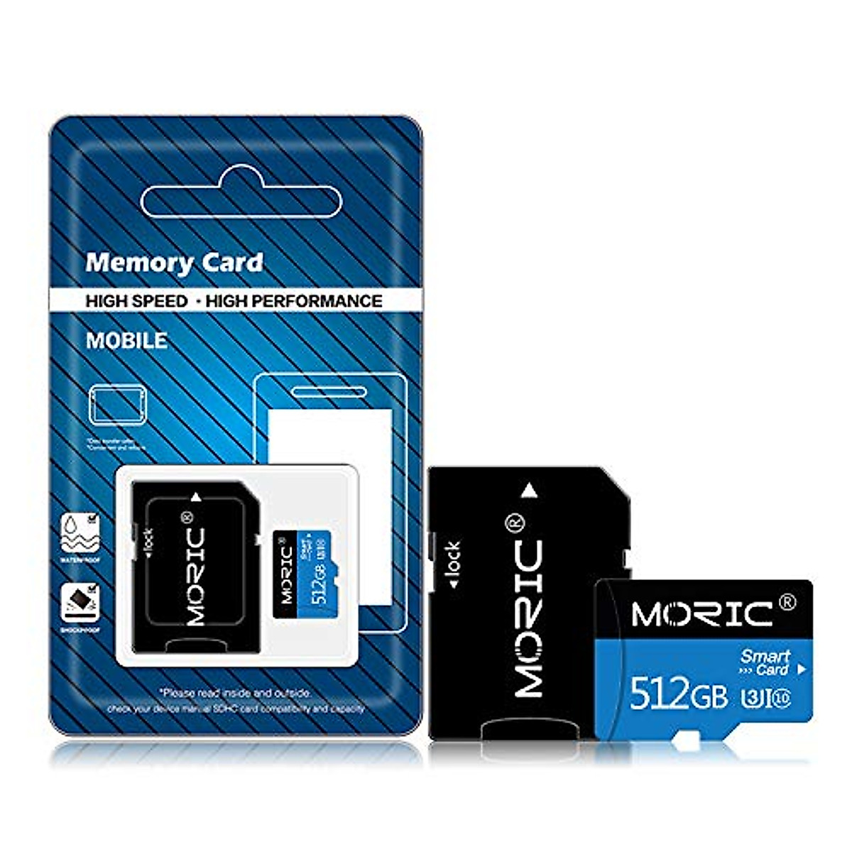 512GB Memory Card Micro SD Card 512GB High Speed Class 10 for Android Smartphones/Cameras/Tablets/Nintendo-Switch and Drone