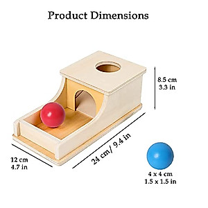 Yaani Montessori Object Permanence Box, Baby Toys 6 to 12 Months, Montessori Toys for 1 Year Old, Baby & Toddler Toys, 6 Month Old Baby Toys, Baby Boy Toys, Baby Girl Toys