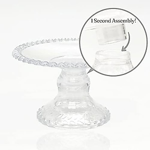 12pc Cupcake Serving Plate Stand Display (Clear)