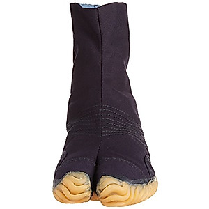 Japanese Tabi Shoes Matsuri Jog Navy 6 Clips (27.5cm)