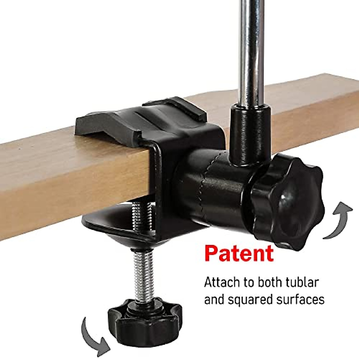 AMMSUN 2 PCS Chair Umbrella with Clamp 43 inches UPF 50+, Portable Clamp on Patio Chair, Beach Chair, Stroller, Sport chair, Wheelchair and Wagon, Grey, 2 PACK