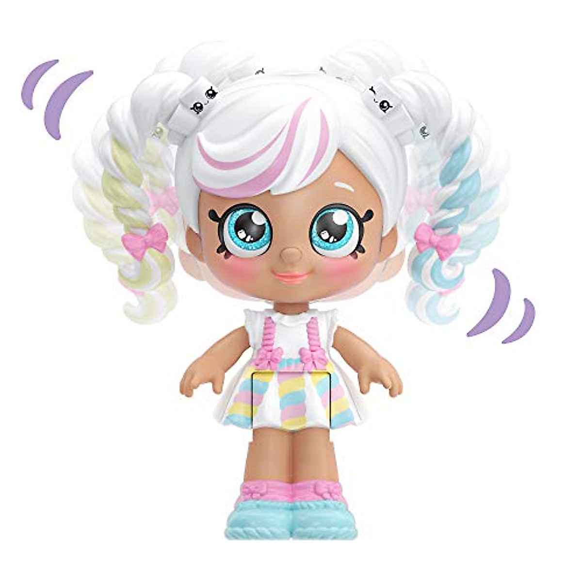 Kindi Kids Minis - Rainbow Besties - 3 Pack Collectible Posable Bobble Head Figure