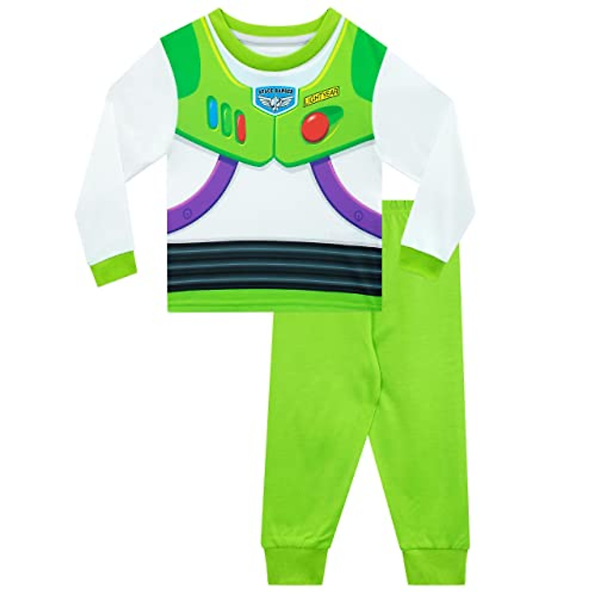 Disney Boys Toy Story Pyjamas 2 Pack Buzz Lightyear and Woody Kids PJs Multicolored 2T