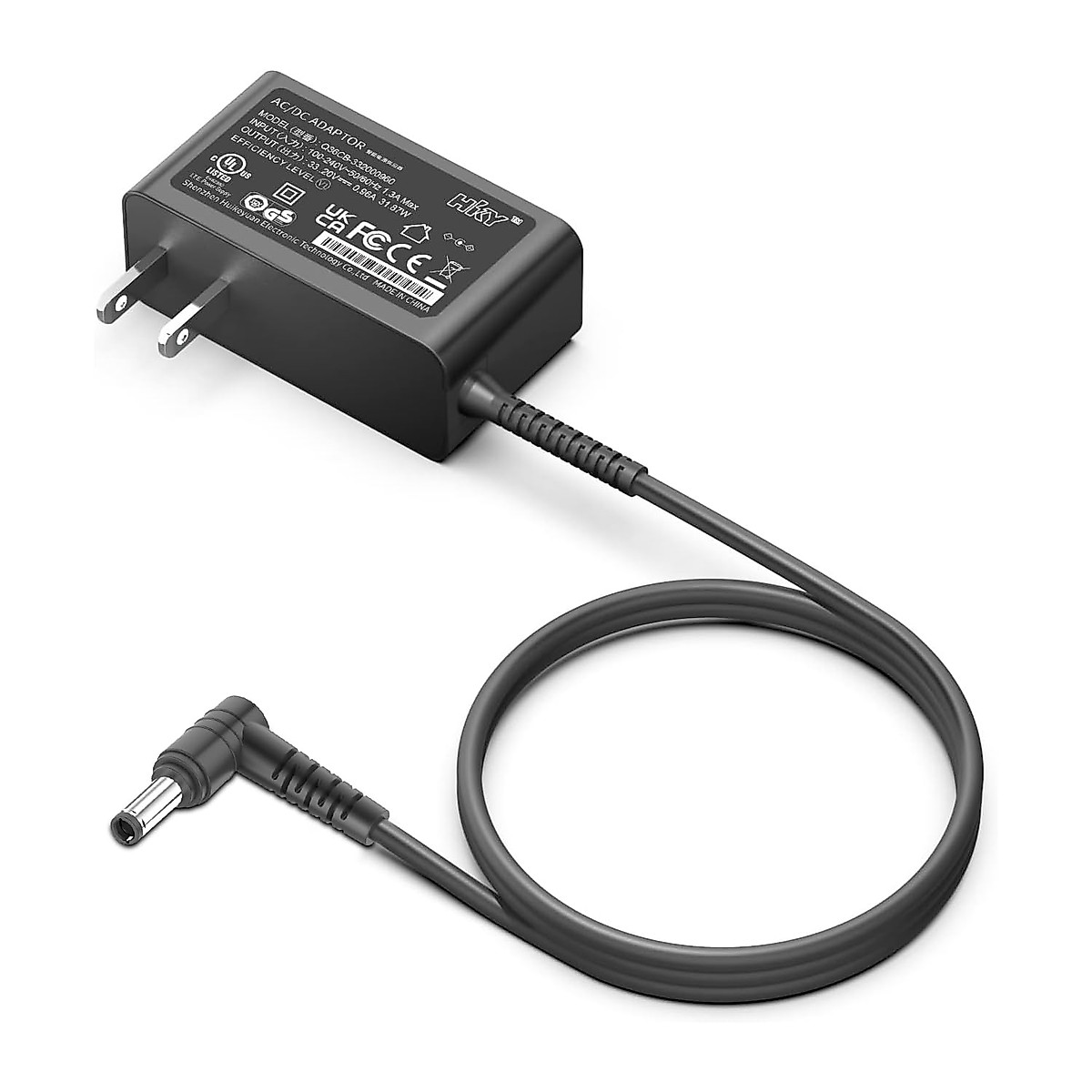 HKY 33.2V AC Adapter Compatible with Shark ION P50 IC160 IC162 26 XBAT300 XBAT-300R XCRGA160 ZD024S332096US E-TEK YLS0244A-T332096 Vacuum Cleaner Shark Cordless Vacuum Charger Power Supply Cord