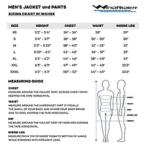 WindRider Pro Foul Weather Gear - Rain Suit - Jacket + Bibs - Breathable, Numerous Pockets, Mesh Lined for Comfort - For Fishing, Sailing, Outdoor Adventuring (Black, Small)