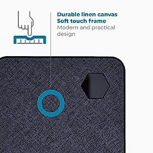 EINOVA Laptop Power Bank | Ultra-Fast 20,000mAh Slim Battery Pack in Pink - USB C + USB A, 63W Output | Charge 3 Devices at Once- Phones, Tablets, Laptops, 3ft Cable Included (Gray)