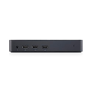 Dell USB 3.0 Ultra HD/4K Triple Display Docking Station (D3100), Black