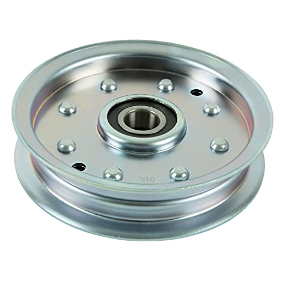 LAWN & GARDEN AMC Heavy Duty Steel Flat Idler Pulley - Compatible with MTD Cub Cadet, Ryobi, Troy-Bilt Pulley Number 756-05042