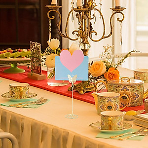 CHGCRAFT 12PCS Butterfly Table Number Holders Place Card Holder Photo Holders for Tables Cards Stand Name Menu Clips Table Sign Holders for Wedding Anniversary Birthday, Gold