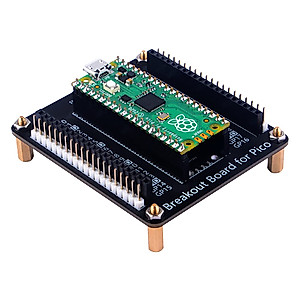 GeeekPi GPIO Breakout Board Kit for Raspberry Pi Pico/Pico W, GPIO Expansion Board Breakout Module with Jumper Wire Pack for Raspberry Pi Pico/Pico W