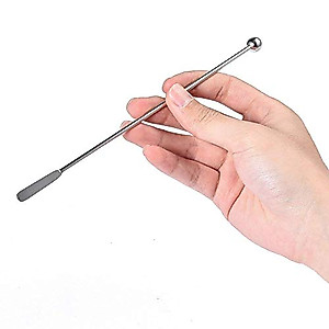 20 pcs Stainless Steel Coffee Beverage Stir Sticks Cocktail Stirrers Drink Swizzle Stick 7.4" Swizzle Stick Picks Tools
