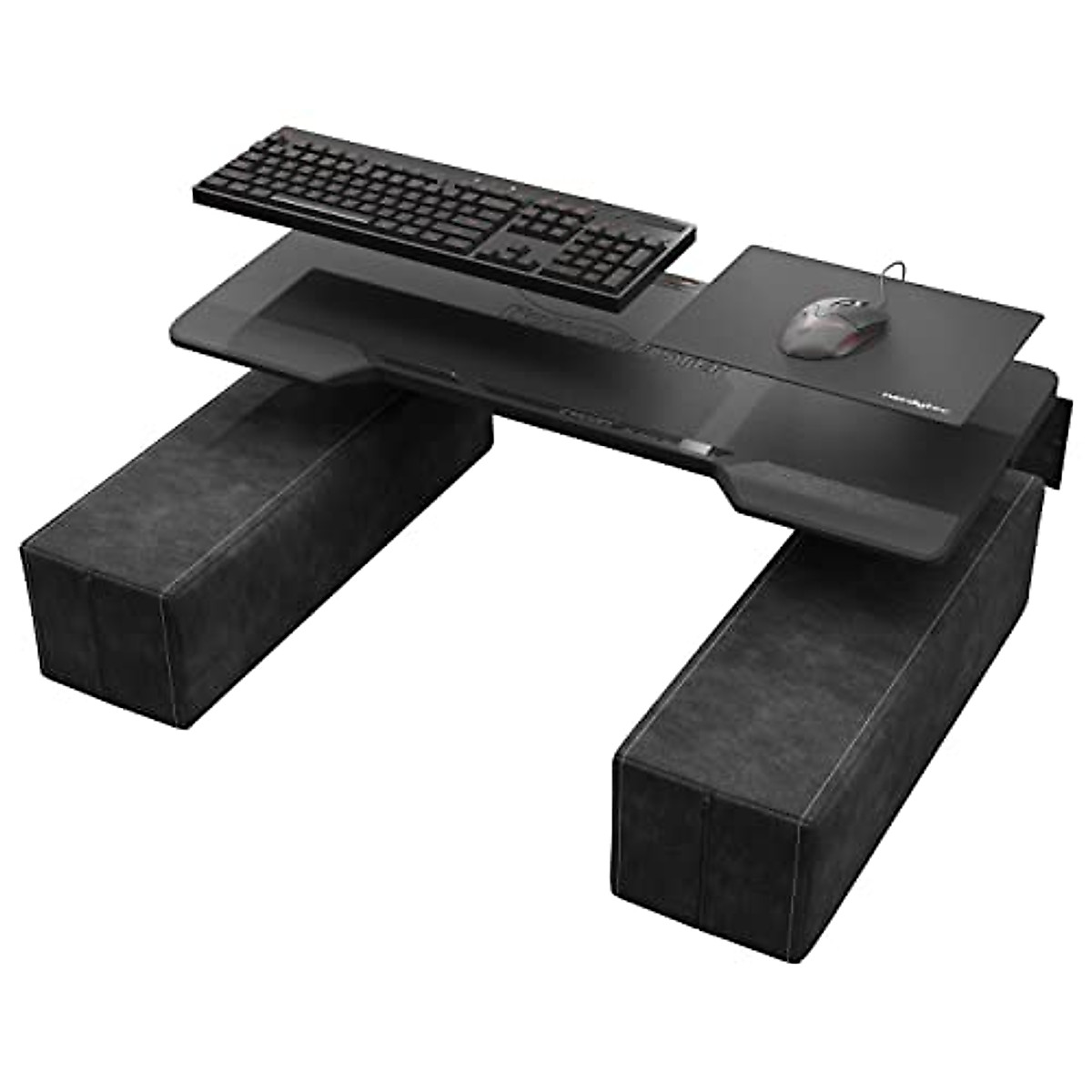 Couchmaster CYCON² Black Edition - Couch Gaming Desk for Mouse & Keyboard (for PC, PS4/5, Xbox One/Series X), Ergonomic lapdesk for Couch & Bed