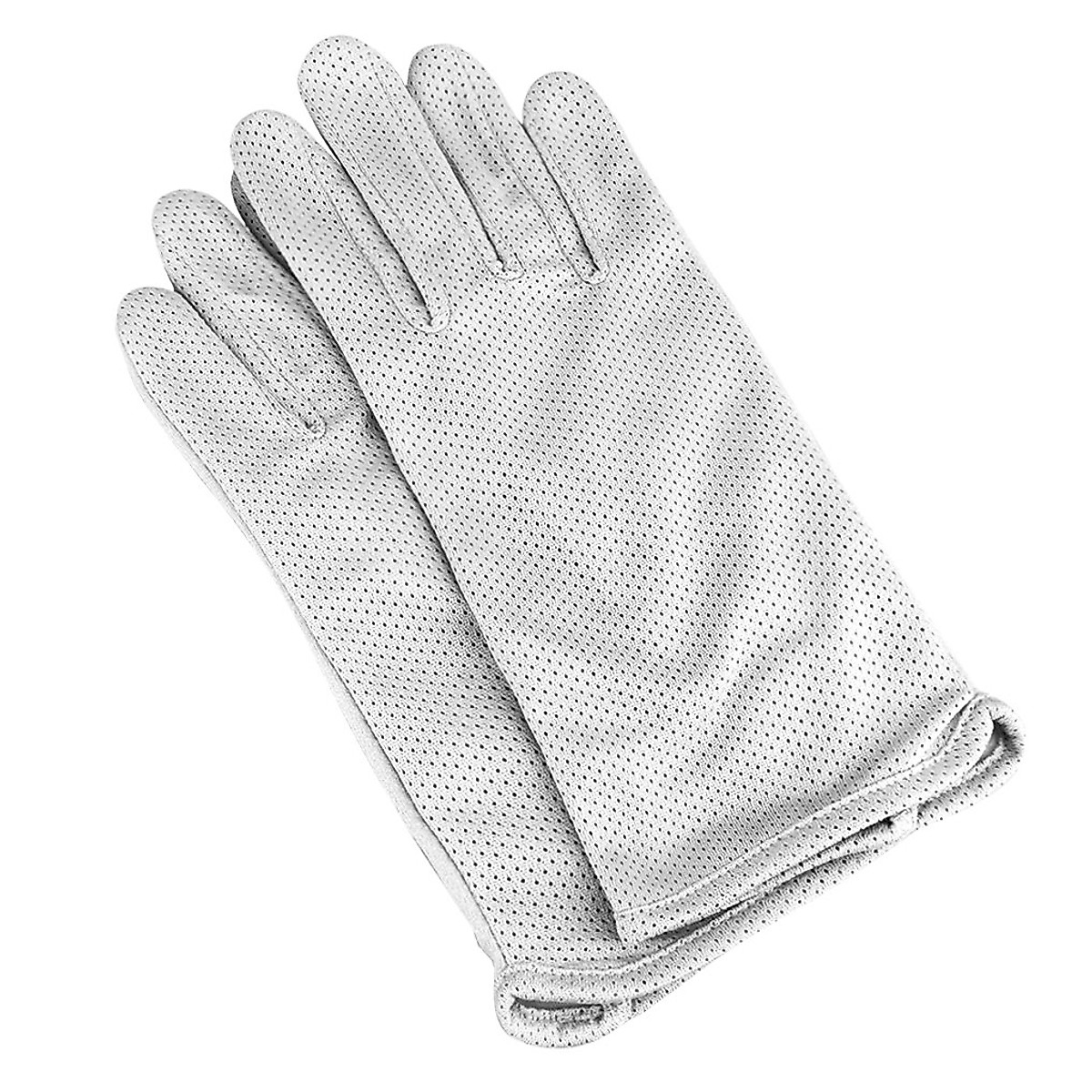 JIAHG Mens Driving Gloves Summer UV Sun gloves Non Slip Touchscreen Cotton Gloves Outdoor Sunblock Gloves for Cycling Motorcycle (gray)