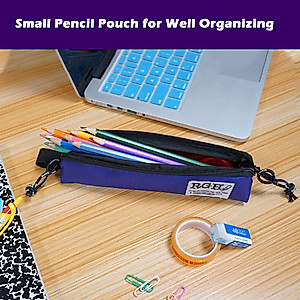 Rough Enough Slim Pencil Case Aesthetic Pencil Pouch for Kids Girls Boys Adult School