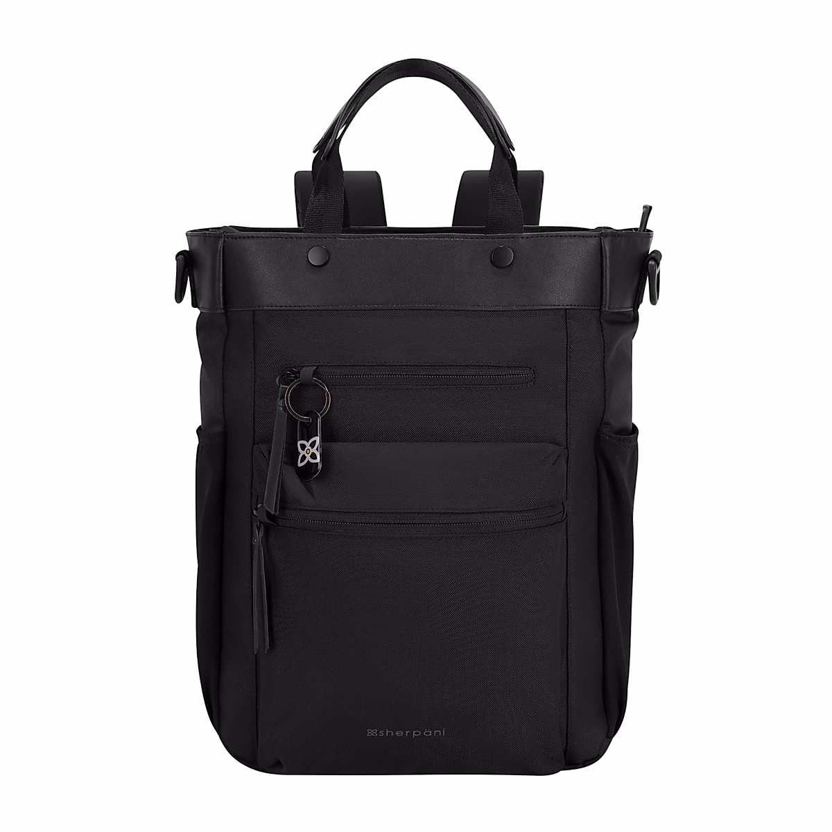 Sherpani Soleil, Anti Theft Convertible Backpack, Backpack for School, Laptop Backpack, Travel Backpack, Tote Bag, Crossbody Bag, Backpack Purse for Women, Fits 15 Inch Laptop (Carbon)