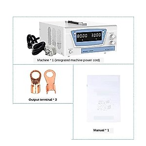 DC Power Supply, 60V 50A Bench Source Laboratory Dc Stabilized Power Supply Adjustable Variable Digital Regulated Power Supply 100V 20A,Electroplating DIY(KPS6030D 0-60V 0-30A)
