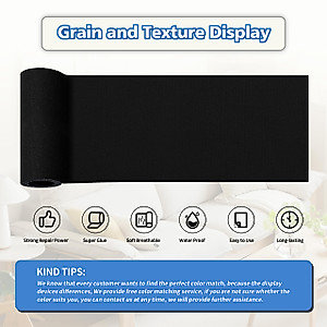 KING MOUNTAIN Canvas Repair Tape,Outdoor Gear Patch, 4×63 Inches,Waterproof,Self-Adhesive for Repairing Boat Covers,Sun Shades,Sofas,Tents,Lounge Chairs,Awnings (Black)