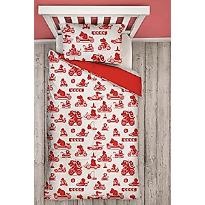 Nintendo Mario Closeup Single Duvet Cover Set