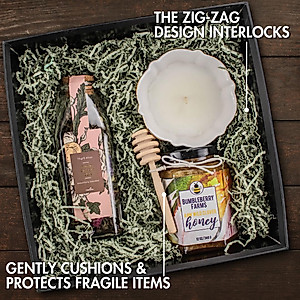 MagicWater Supply - 1/2 LB - Sage - Soft & Thin Crinkle Cut Paper Shred Filler great for Gift Wrapping, Basket Filling, Birthdays, Weddings, Anniversaries, Valentines Day, and other occasions