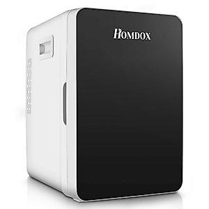 Mini Fridge 20Liter Portable AC/DC Powered Cooler Warmer, Compact Refrigerator for Home, Office, Dorm, Car, Great for Skincare & Cosmetics